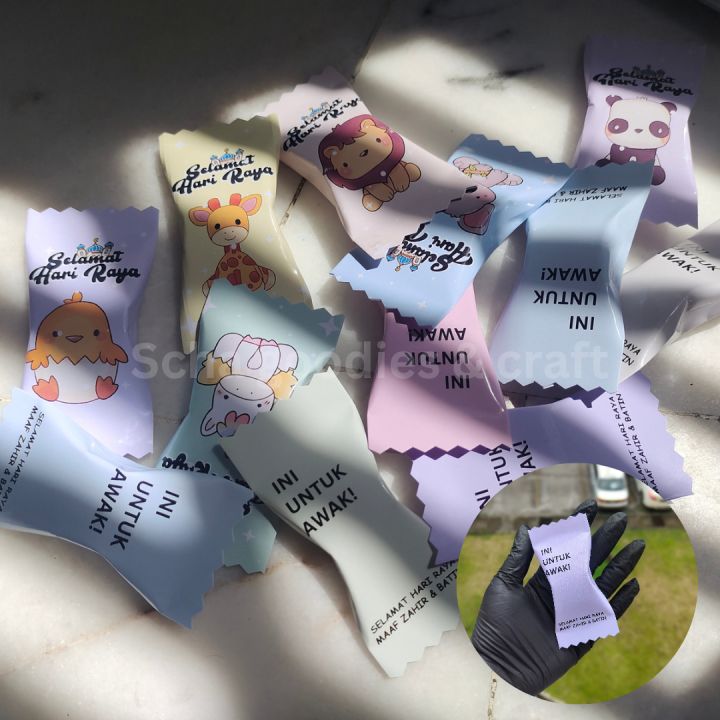 sampul duit raya jajan (6pcs) small size, sampul jajan exclusive ...