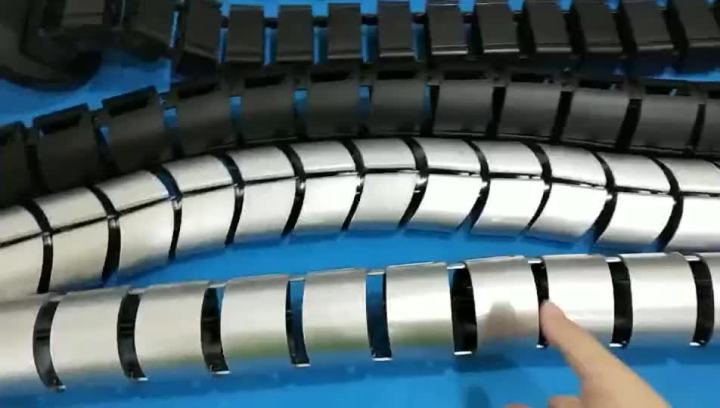 Square shape ABS Vertebrae Spiral Cable Spine for Stand-up Desks/Square ...