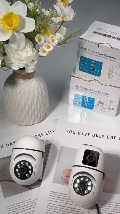 YooSee/V380 Pro WiFi กล้องวงจรปิด360 wifi หน้าจอคู่ 2กล้อง ดูพร้อมกันได้ Color Full HD 5ล้าน ...