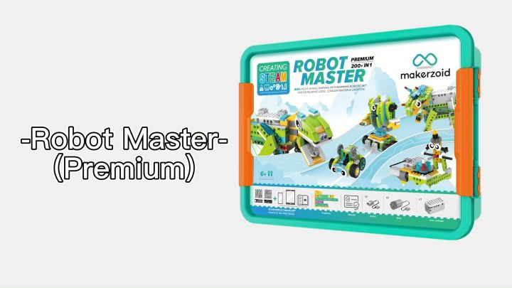 Makerzoid MKZ-RM-PM ROBOT MASTER PREMIUM STEAM Educational Programmable ...