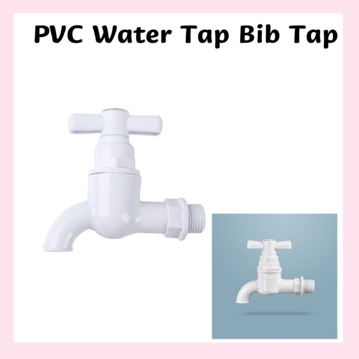 Ready Stock Pvc Tap Kepala Paip Plastic Water Tap Bib Tap | Lazada