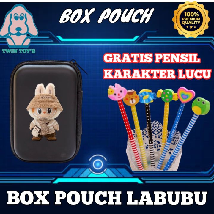 LABUBU BOX POUCH / BOX PENYIMPANAN KARAKTER LABUBU LUCU, VIRAL BOX ...