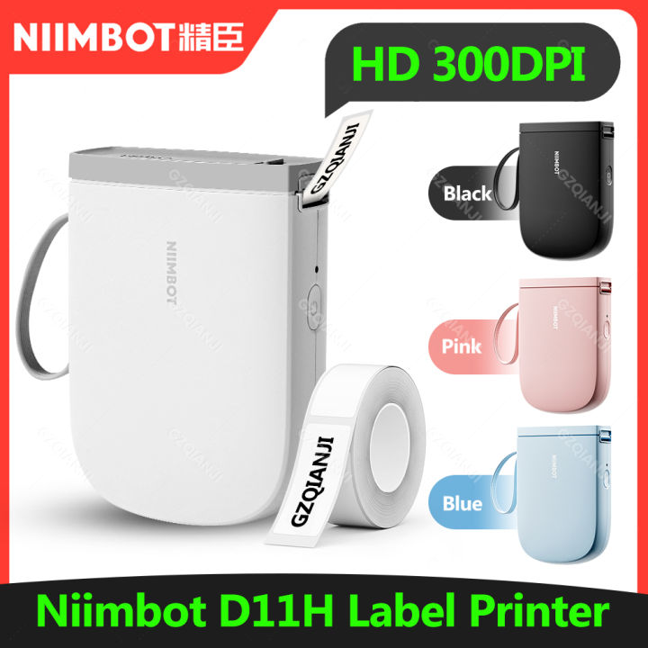 D11H 300DPI NIIMBOT Label Printer Mini Portable Bluetooth Wireless ...