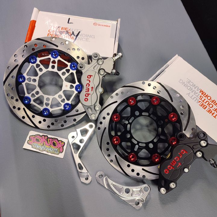 Honda Click/Beat 4pot Caliper Set (*FOR 4 HOLES MAGS*) | Lazada PH