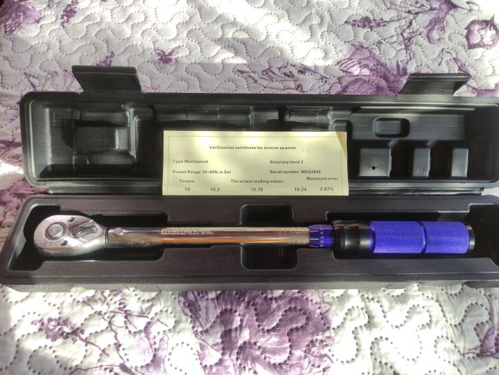 Torque Wrench click type Makute Japan- 3/8 drive 10 -60nm orange and ...