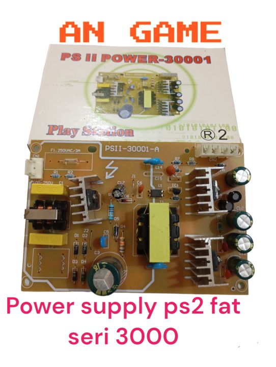 POWER SUPPLY PS2 SERI 3000 BAUT 10 / PSU PS2 FAT / TEBAL BAUT 10 ...
