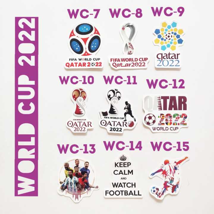 Sticker Sepak Bola Piala Dunia FIFA World Cup Qatar 2022 Football 2 ...