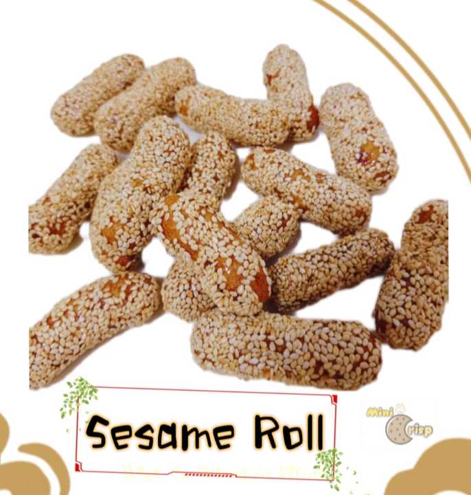 Biskut Timbang /Ipoh Famous Sesame Roll Jari bijan 麻通 麻枣200gm | Lazada