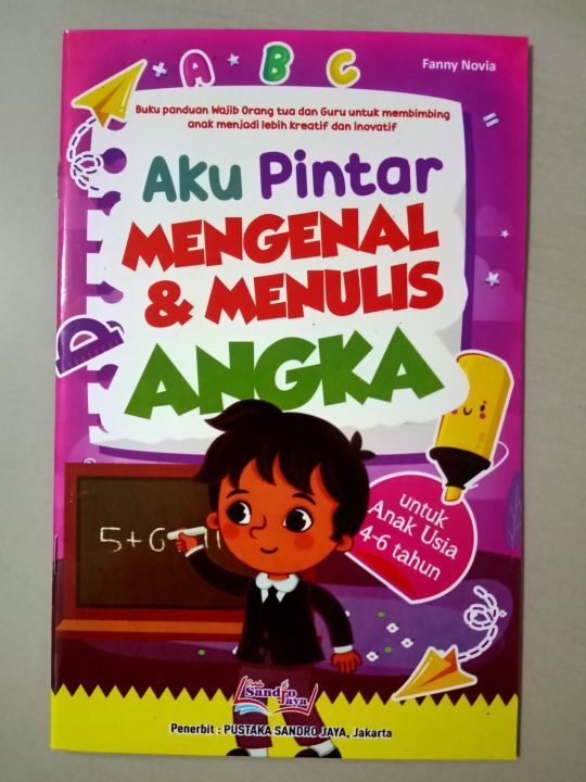 Buku Pintar Mengenal & Menulis Angka Usia 4-6 Tahun | Lazada Indonesia