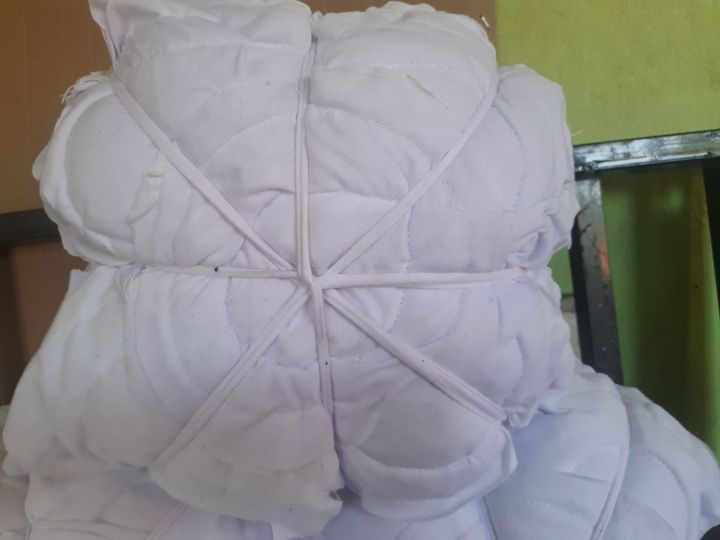 50 Pcs. Multipurpose White Round Rags Basahang Bilog Cleaning Cloth ...