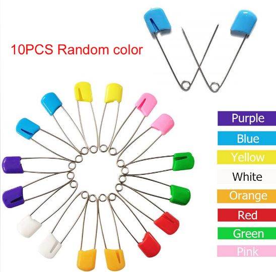 Đầu bằng nhựa kim băng 4/5.5Cm An Toàn Khóa tã vải cho bé Tã Pins Khóa ...