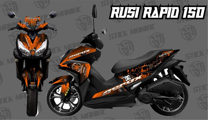 rusi rapid 150 decals sticker | Lazada PH