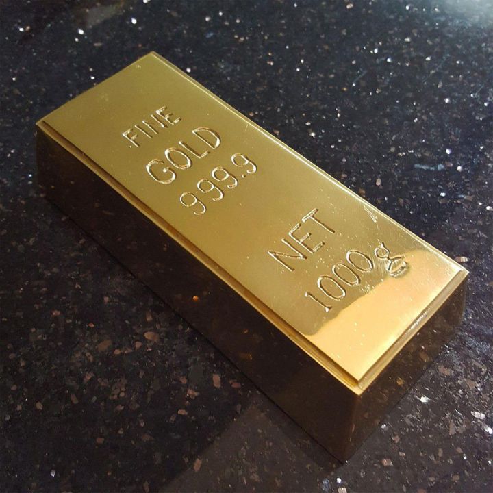 Miniature Emas Batangan 1kg Miniature Logam Mulia Emas Batangan 1000g ...