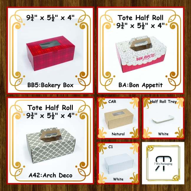 20 pcs. 9¾” x 5½” x 4″ Half Roll Box | Lazada PH