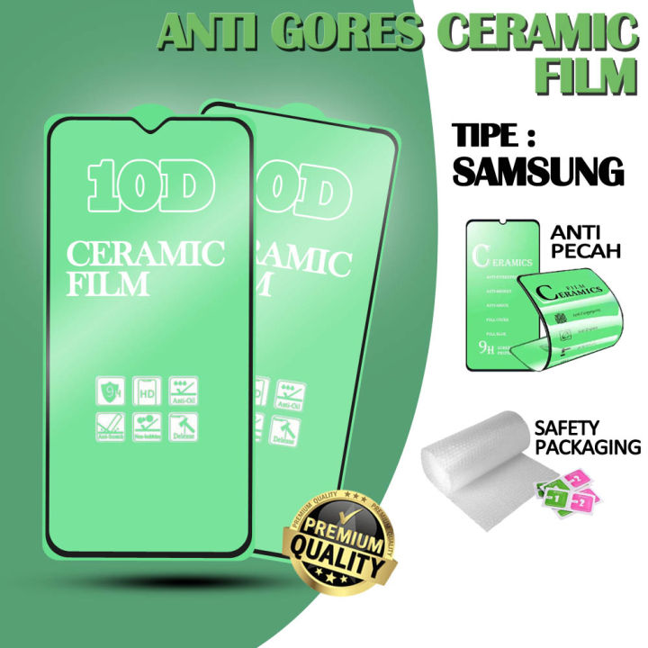ANTI GORES CERAMIC BENING SAMSUNG A50S A02S A03 CORE A33 5G A13 A14 A23 J7 PRO J4 PLUS | Lazada ...