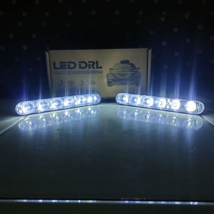 LAMPU DRL LED VARIASI MOBIL TOYOTA Fortuner 6 Mata A241 | Lazada Indonesia