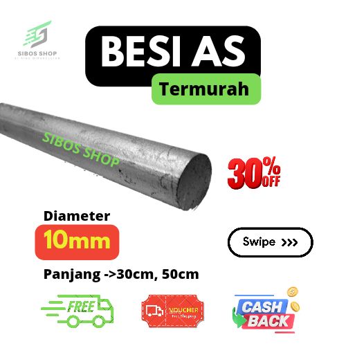 Besi As Diameter 10mm panjang 25cm sampai 100cm | Lazada Indonesia