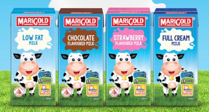 Marigold UHT Milk (1L) Chocolate / Milk with Malt / Low Fat / Full ...