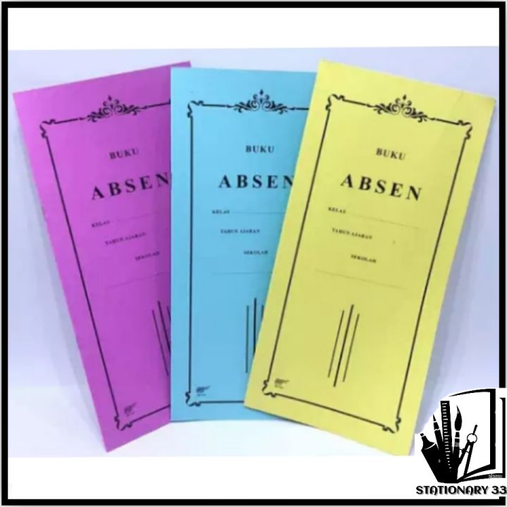 25 Pcs Buku Absen Siswa Sekolah | Lazada Indonesia