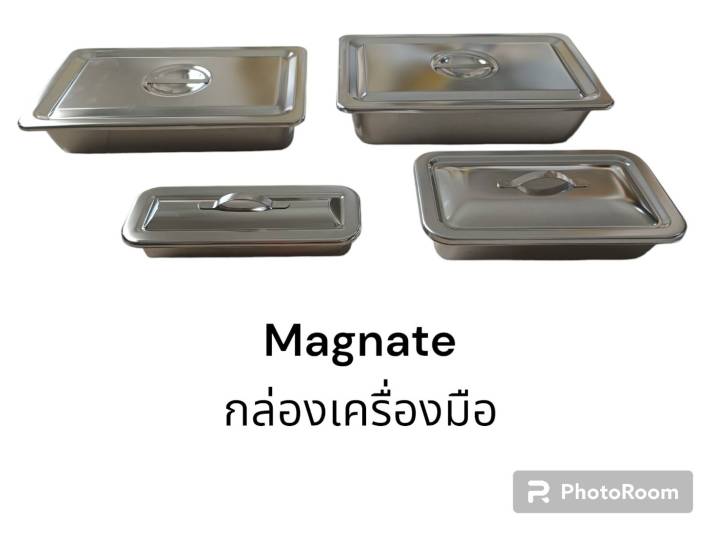 Magnate กล่องเครื่องมือแพทย์ (สแตนเลส)... Chather and Instruments Tray ...