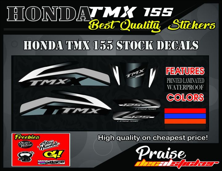 HONDA TMX155 STOCK DECALS🔥🔥 | Lazada PH