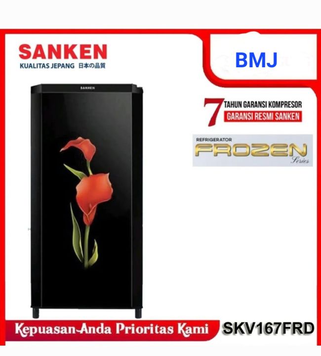 BMJ Sanken Kulkas 1 Pintu SK-V167FRD Kulkas 1Pintu Kapasitas 170Liter Low Watt | Lazada Indonesia