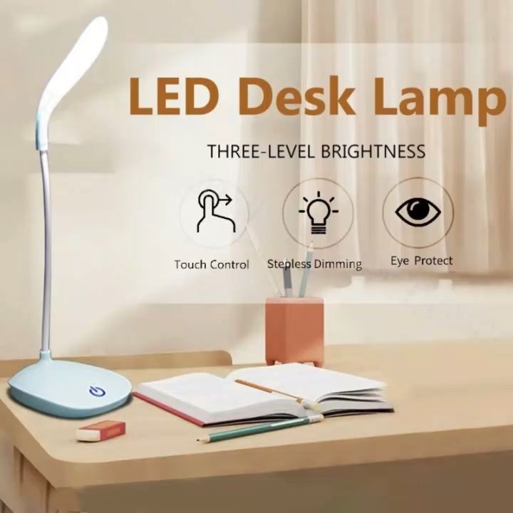 โคมไฟตั้งโต๊ะแบบพับได้หมุนได้ โคมไฟตั้งโต๊ะ led table lamp โคมไฟอ่าน ...
