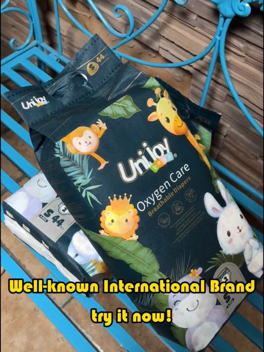 Unijoy Baby Newborn Diaper Oxygen Care Lampin Kanak (S 44 Pieces / M 38 ...