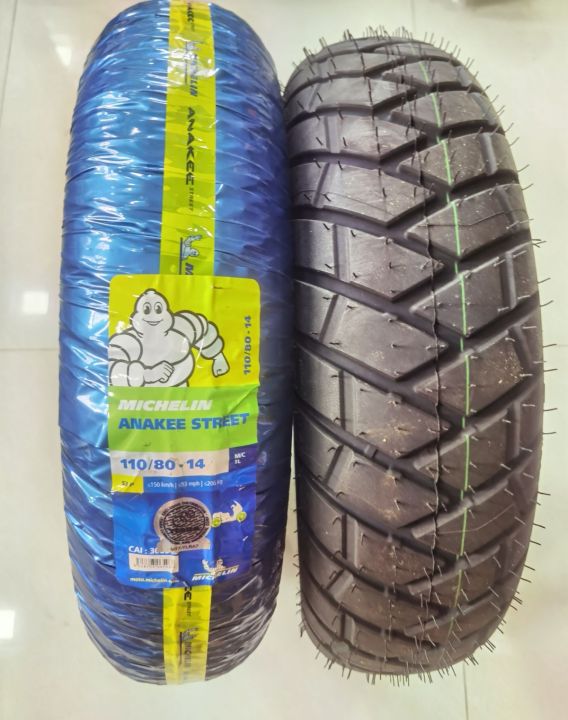 Tire Dual ADV150 / ADV160, 110/80 - 14 and 130/70 - 13 Michelin Anakee ...