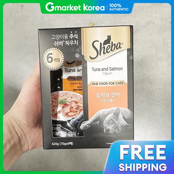 Sheba Pouch Tuna and Salmon 70g x 6 | Lazada PH