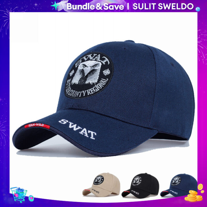 SWAT Army Cap Male Embroidered Eagle Black Baseball Caps Men Gorras ...