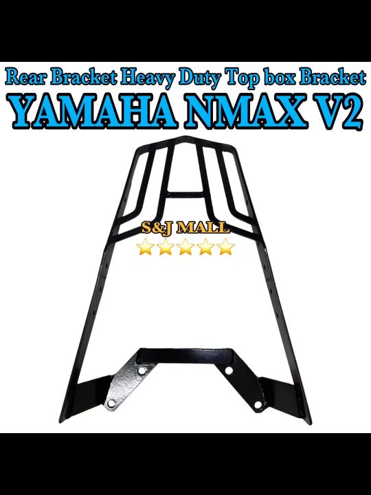 Yamaha Nmax V2 Motorcycle Rear Heavy Duty Alloy Top Box Bracket High ...
