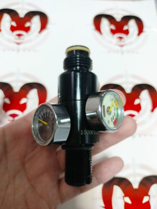 REGULATOR FOR PCP EXTERNAL ADJUSTABLE GERMAN DISC M18X1.5 DOUBLE GAUGE ...