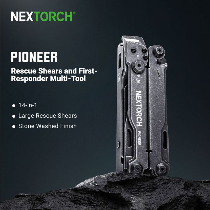 NEXTORCH PIONEER MT20 15-IN-1 Multi-tools Versatile EDC Multi Function Tool Pliers Folding ...