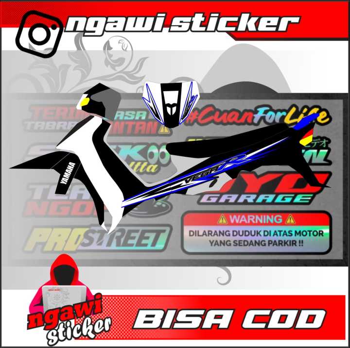 striping Yamaha Vega R lama terbaru custom | Lazada Indonesia