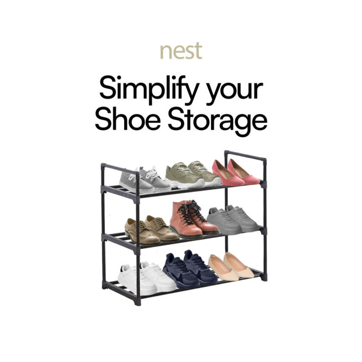 NEST DESIGN LAB Premium Shoe Rack Organizer Shoe Organizer 3/5 Layer ...