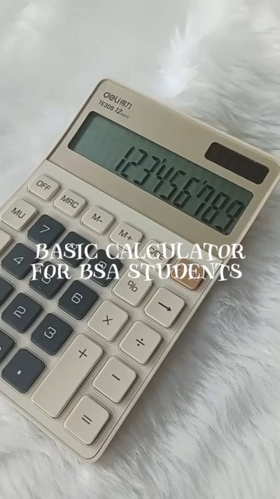 Deli Electronic Calculator Desktop Calculators Solar Calculator Luxury ...