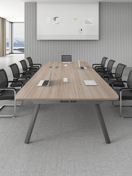 Conference Table Long Table Rectangular Office Table and Chair ...