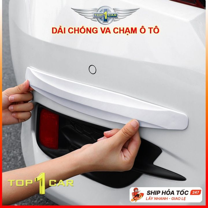 Ốp Chống Va Chạm ô Tô Cản Xe Gồm 2 Miếng Dán Kích Thước 4145cm Chống Va Chạm Mép Cửa Cản