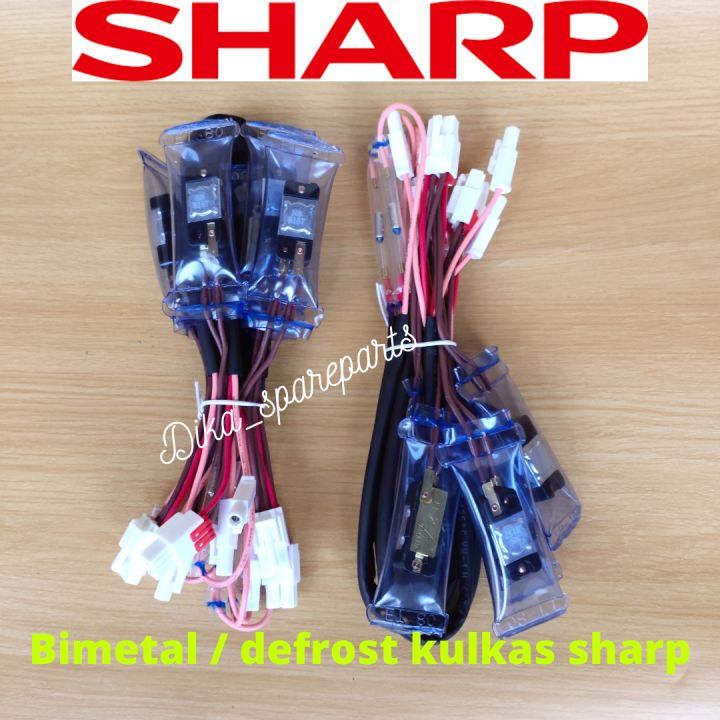 bimetal / defrost suhu thermo fuse kulkas sharp 2 pintu | Lazada Indonesia