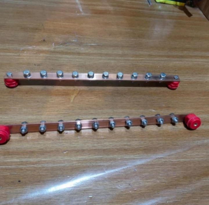 busbar tembaga 8mm - plat strip tembaga busbar 8mm x 30mm x 250mm ...