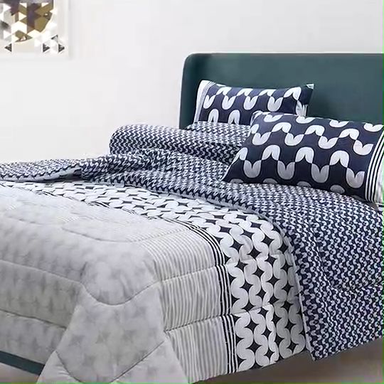 STEVENS ชุดเครื่องนอน ดีไซน์ AMITY รุ่น SOFTEX เนื้อผ้าไมโครไฟเบอร์ | Lazada.co.th