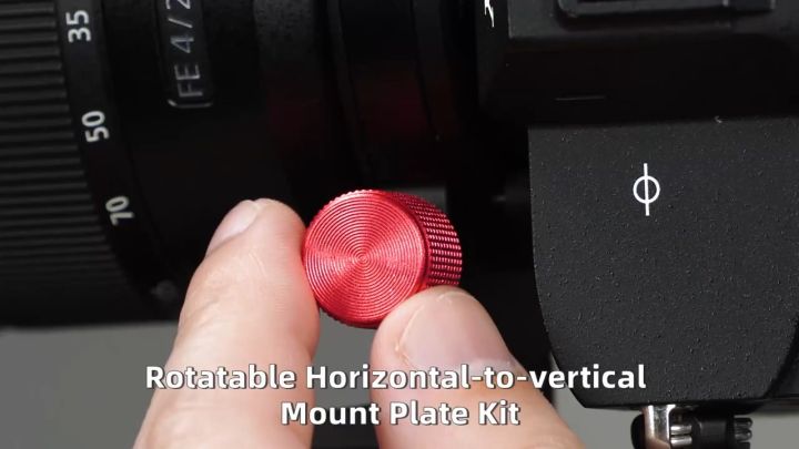 Ulanzi S-63 Arca Swiss Rotatable Horizontal-To-Vertical Mount for Sony ...