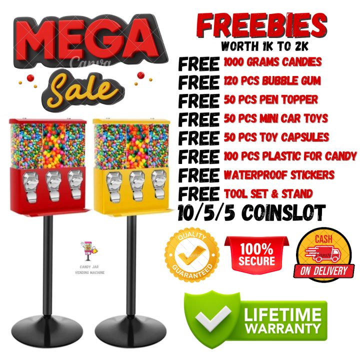Candy vendo machine with freebies & Tools | Lazada PH