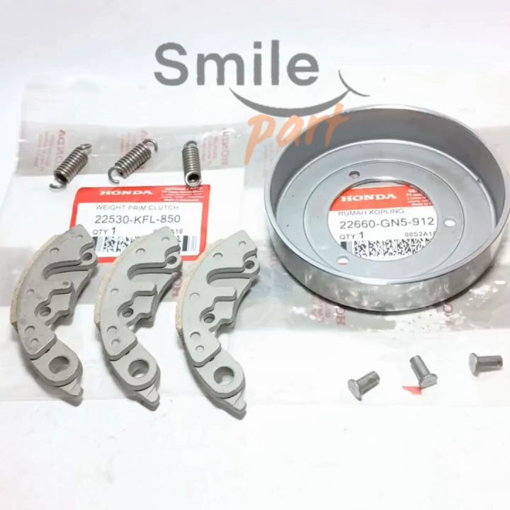 MANGKOK GANDA + Kampas Ganda only Legenda Supra Fit KFL RUMAH KOPLING SET supra fit new legenda ...