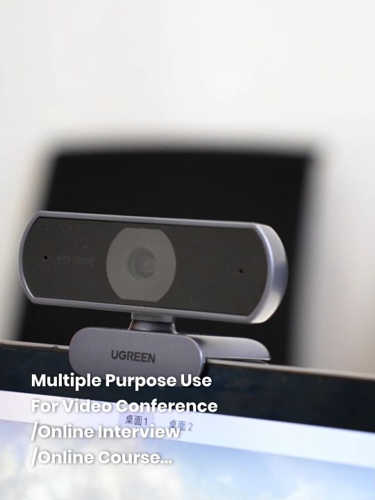 UGREEN Computer USB external camera 2K USB Webcam, fixed focus, built ...