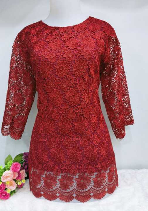 Blus brokat hoki cantik | Lazada Indonesia