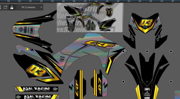 DECAL KEREN CRF CUSTOM | Lazada Indonesia