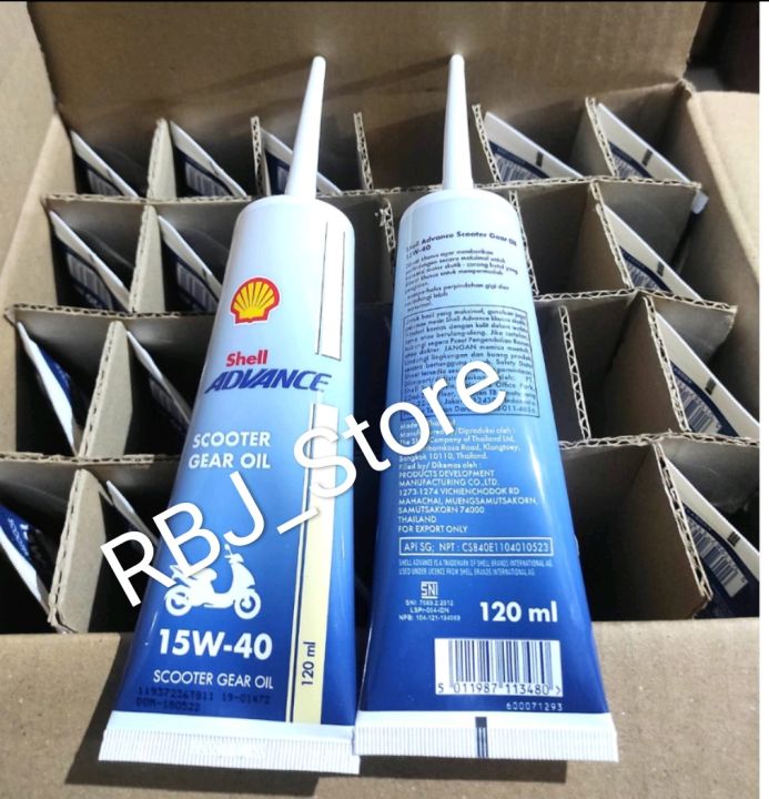 Oli gear SHELL 120ml untuk semua motor matic (Harga Per Pcs) | Lazada ...