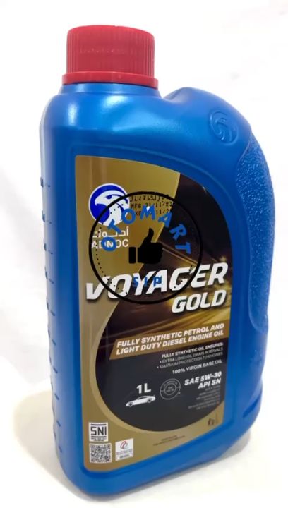 Adnoc Voyager Gold 5W-30 API SN Full Synthetic 1 Liter | Lazada Indonesia